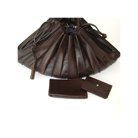 Sac de luxe ocasion Lupo - Abanico chocolat